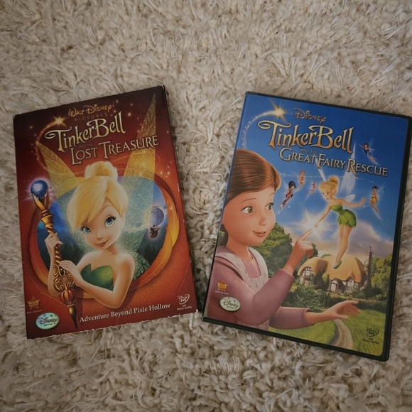 Disney | Media | Disney Tinker Bell Dvd Set | Poshmark